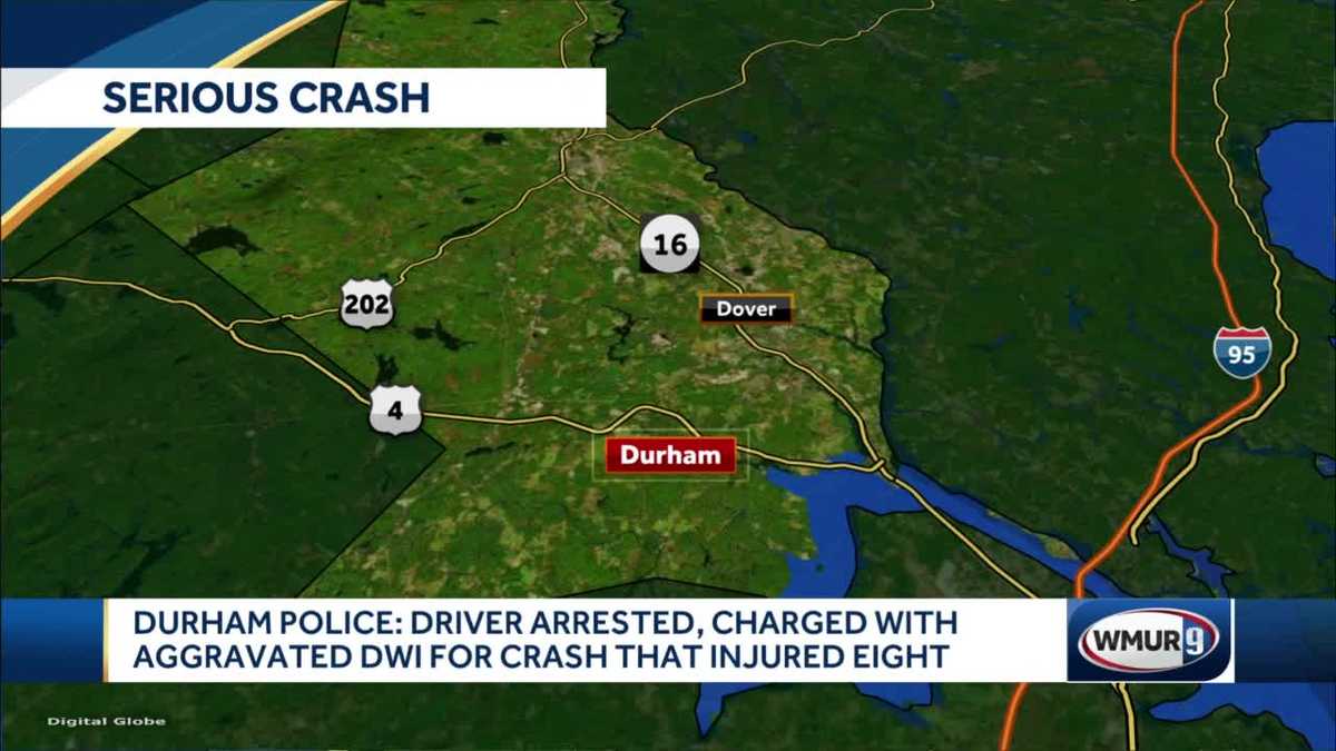 1 charged with aggravated DWI in crash in NH that injured 8
