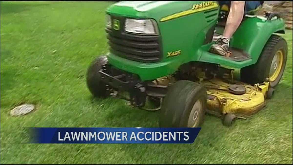 Lawnmowing accidents unfortunately common