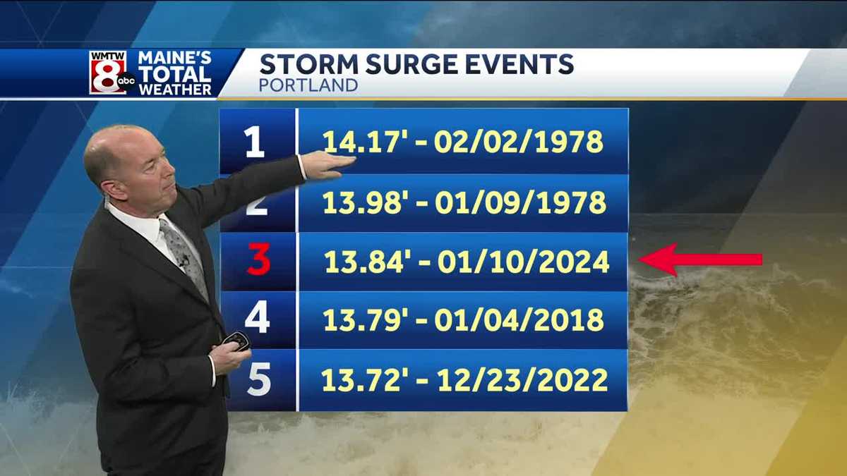 Historic coastal flooding forecast for Saturday Historic coastal flooding forecast for Saturday
