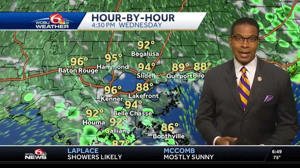 Another hot Wednesday