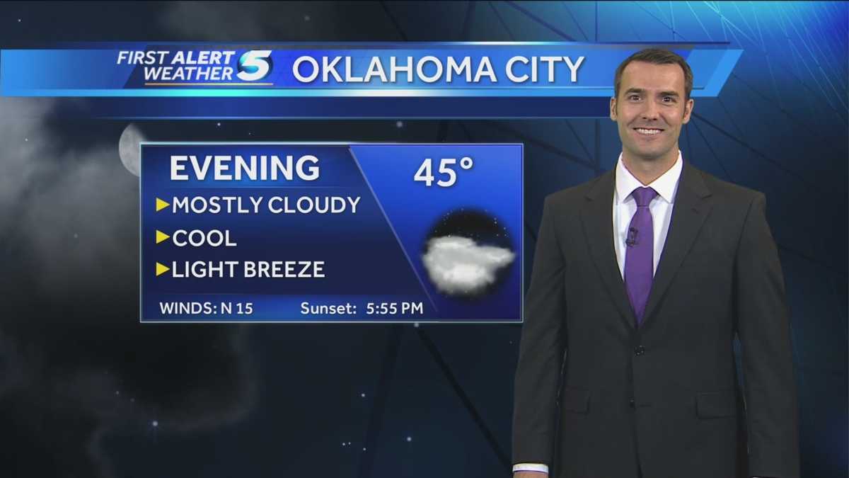 KOCO meteorologist Jonathan Conder says Friday is cooler