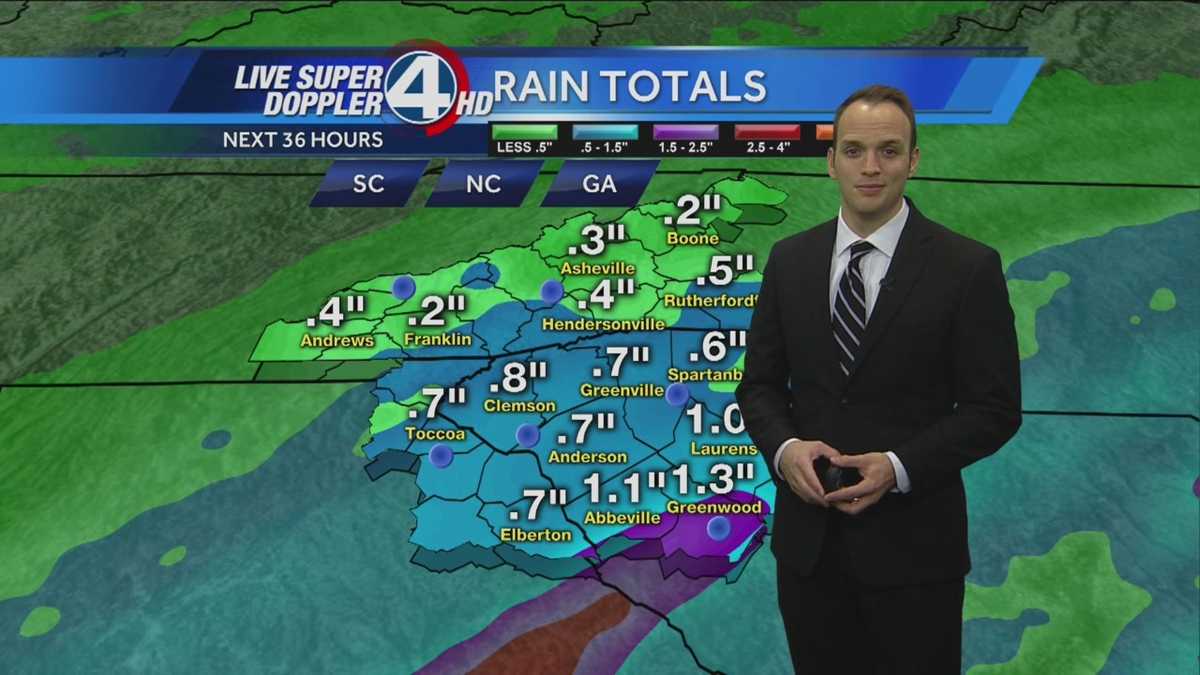 Rain moves in Wednesday