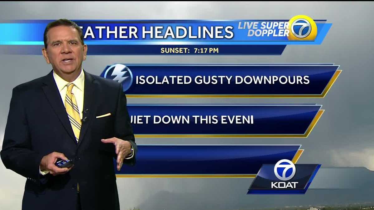 Joe Diaz' Tuesday forecast