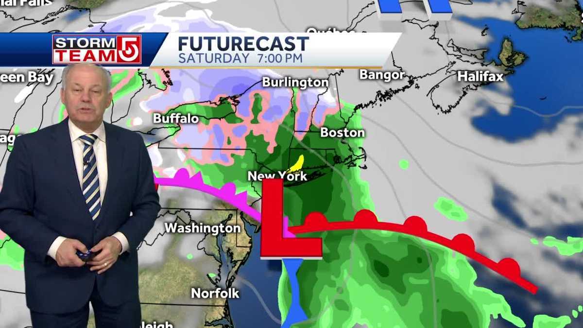 Video: Weekend storm to bring wintry mix, rain to New England