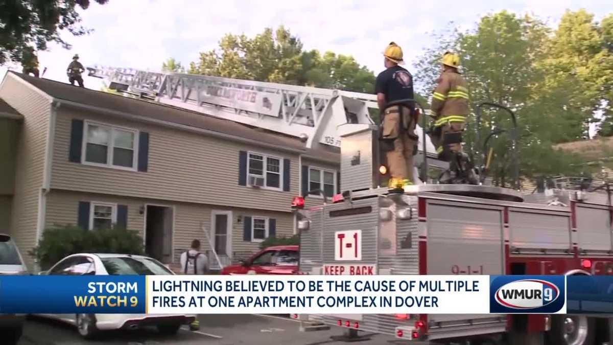 Lightning believed to be the cause of fires in Dover