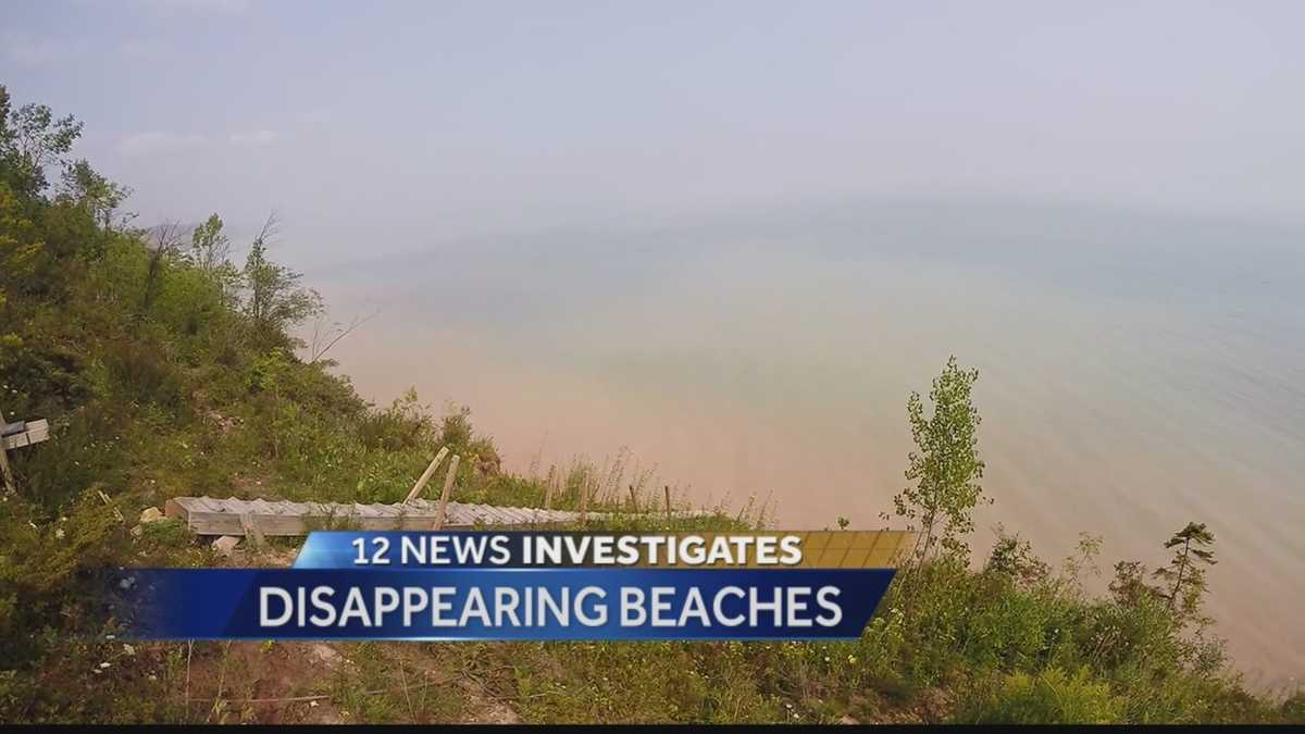Beaches disappearing near area university