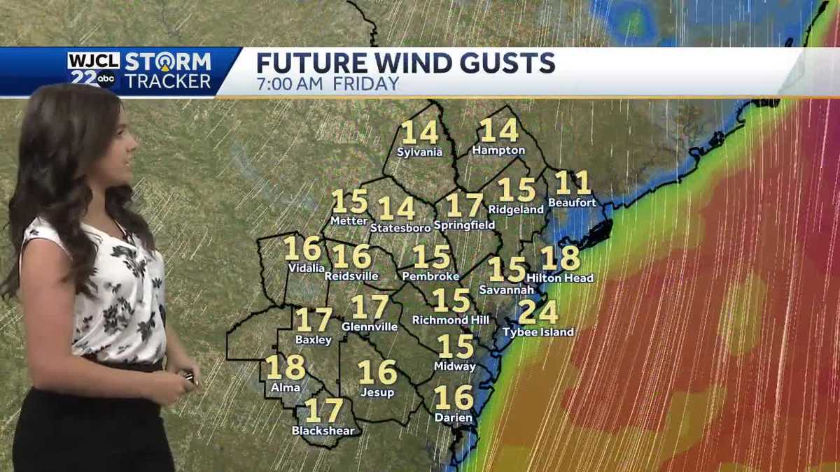 Breezy conditions today and sunshine through the weekend