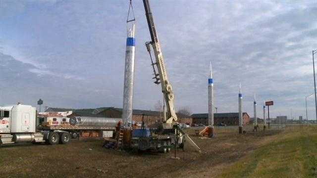 Ames adds 12 new lighted columns