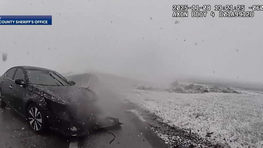 Iowa crash caught on deputy's dashcam footage