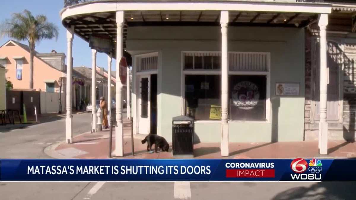 Matassa's Market closing amid coronavirus pandemic struggles
