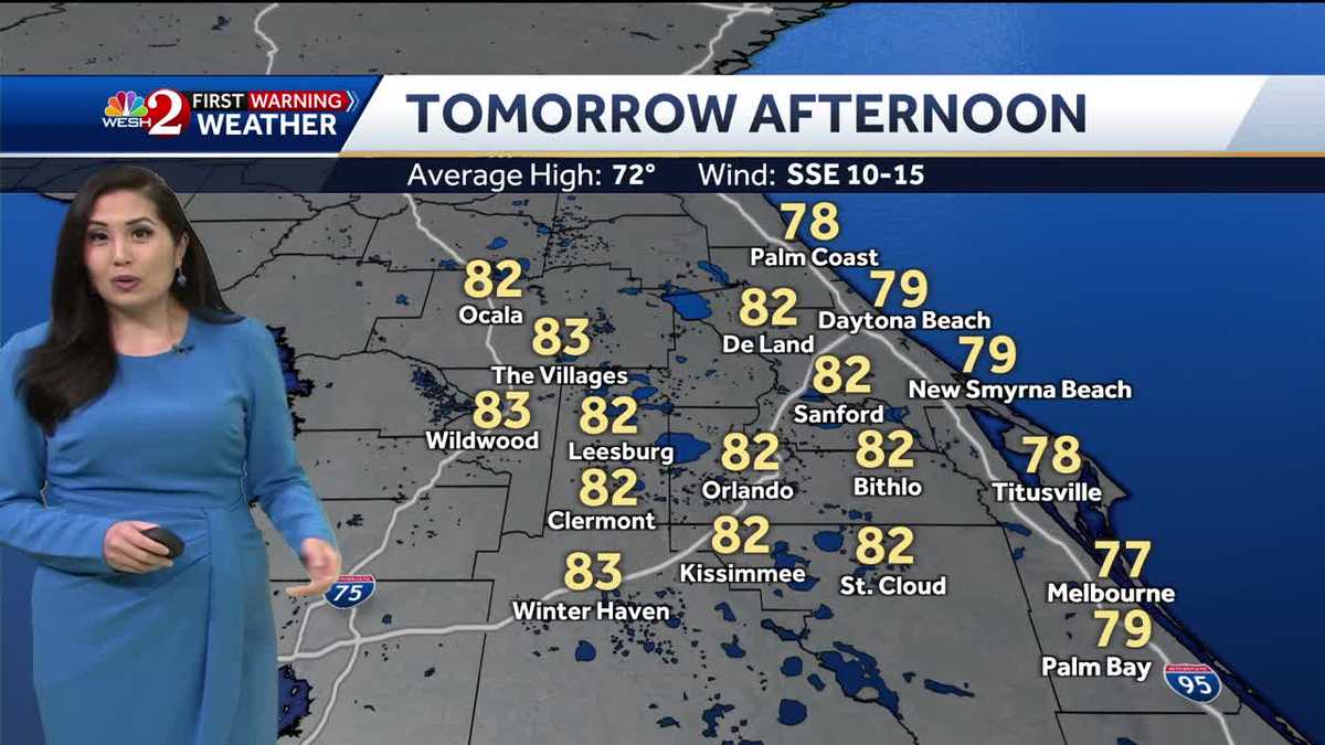 Nearing Record Warmth Late Week