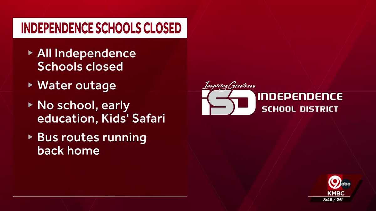 Independence water service reports issue; District cancels class