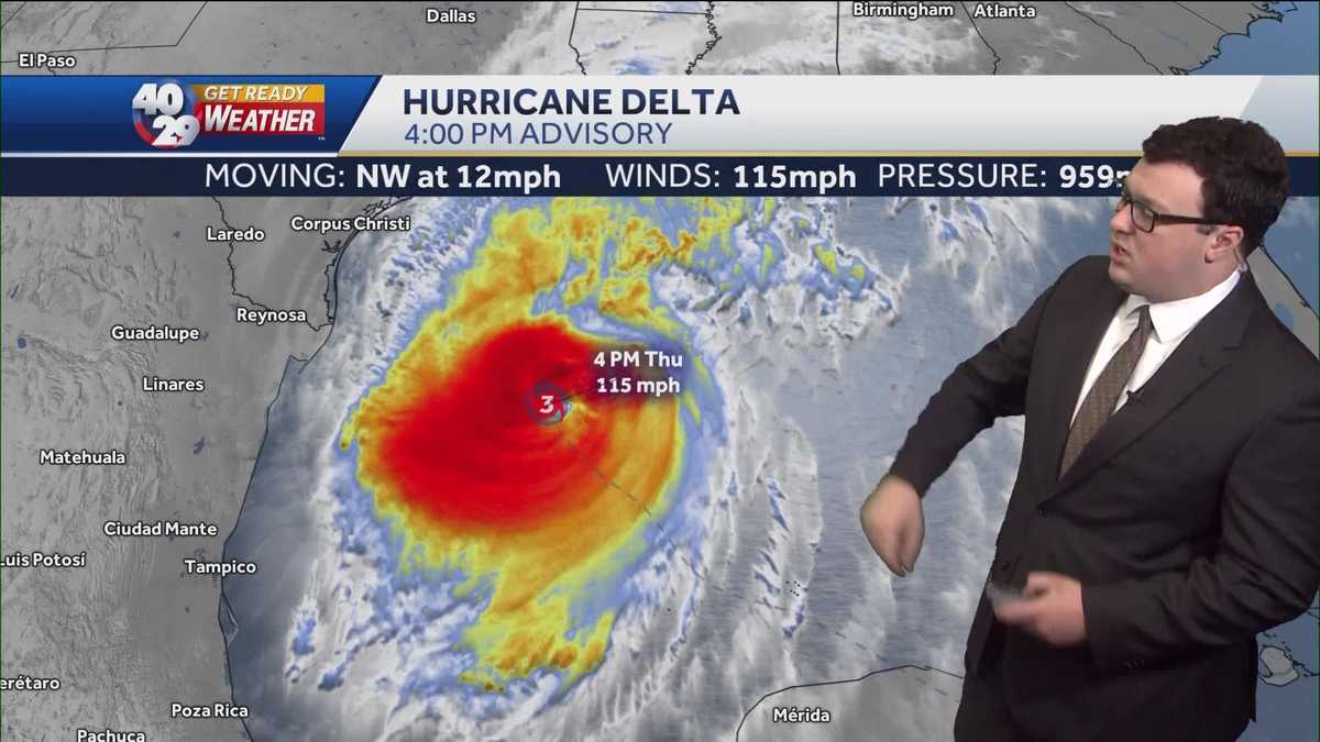 Delta Now A Major Hurricane, Cold Front Next Week