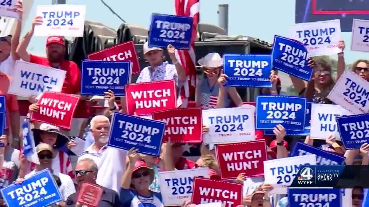 Tens of thousands attended Trump event in Pickens Saturday, officials say