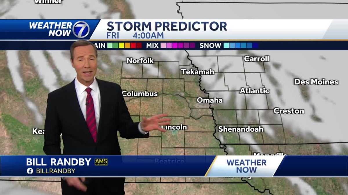 Thursday evening November 17 Omaha weather forecast