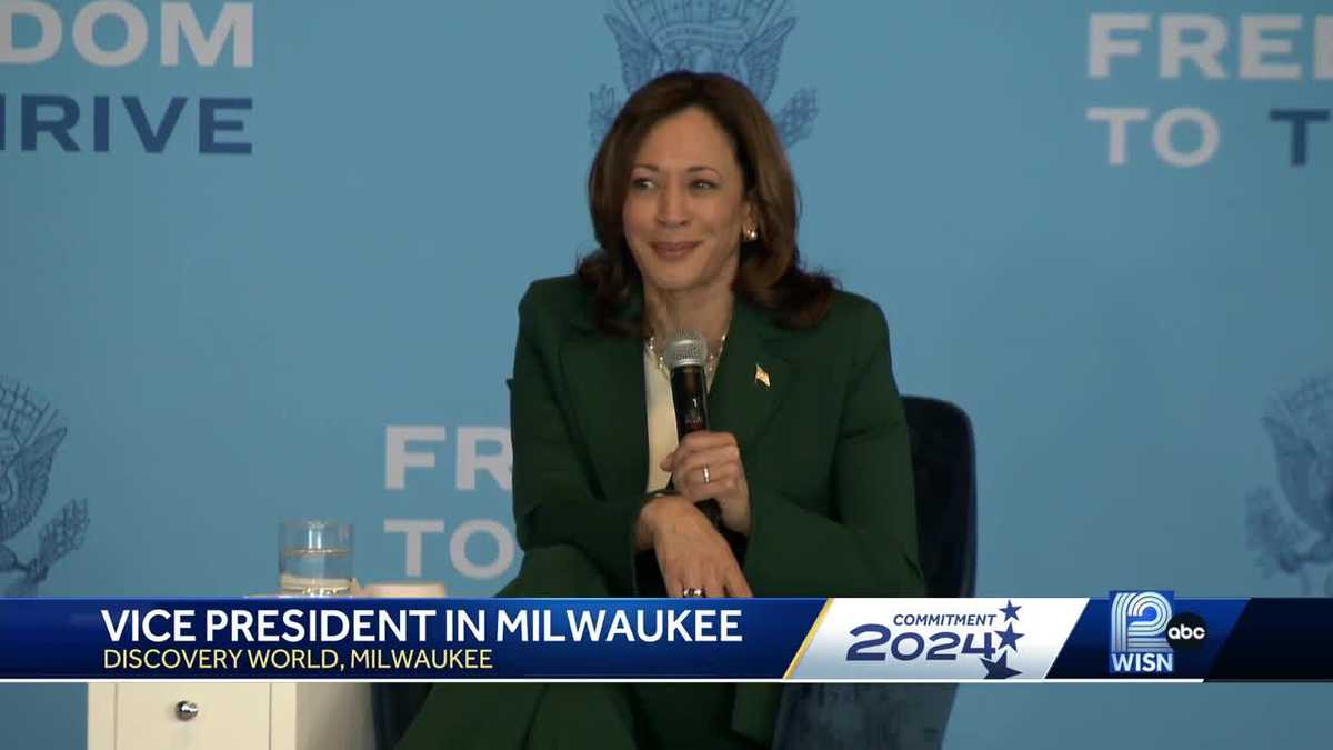 Vice President Kamala Harris visits Milwaukee, fourth 2024 visit to ...