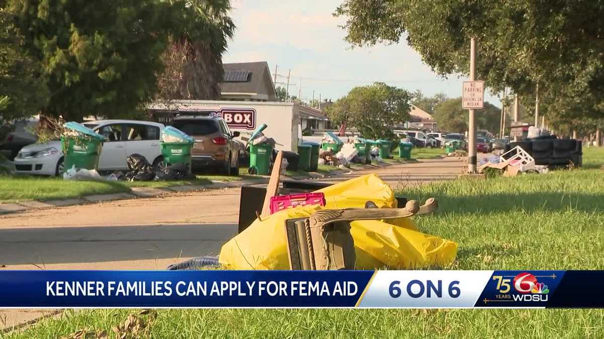Kenner residents eligible for FEMA assistance