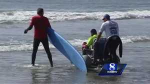Wounded soldiers learn to surf with Operation Surf Santa Cruz