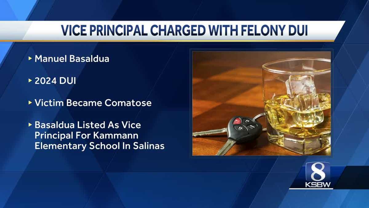 California vice principal charged with DUI causing great bodily injury