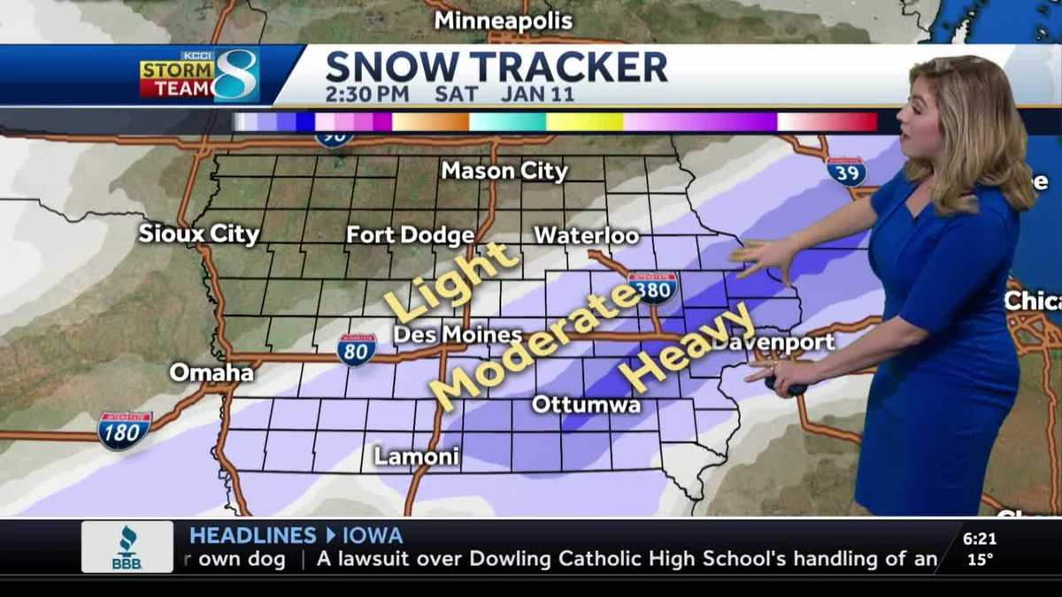 Winter storm taking shape at week's end