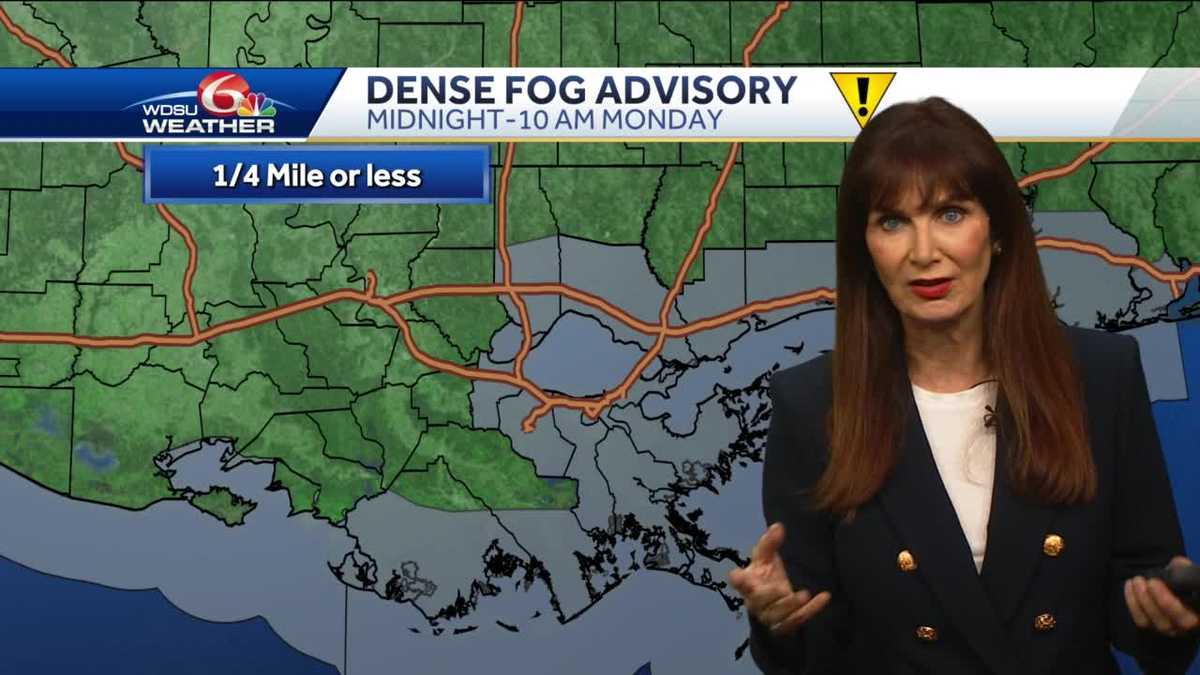Dense fog advisory