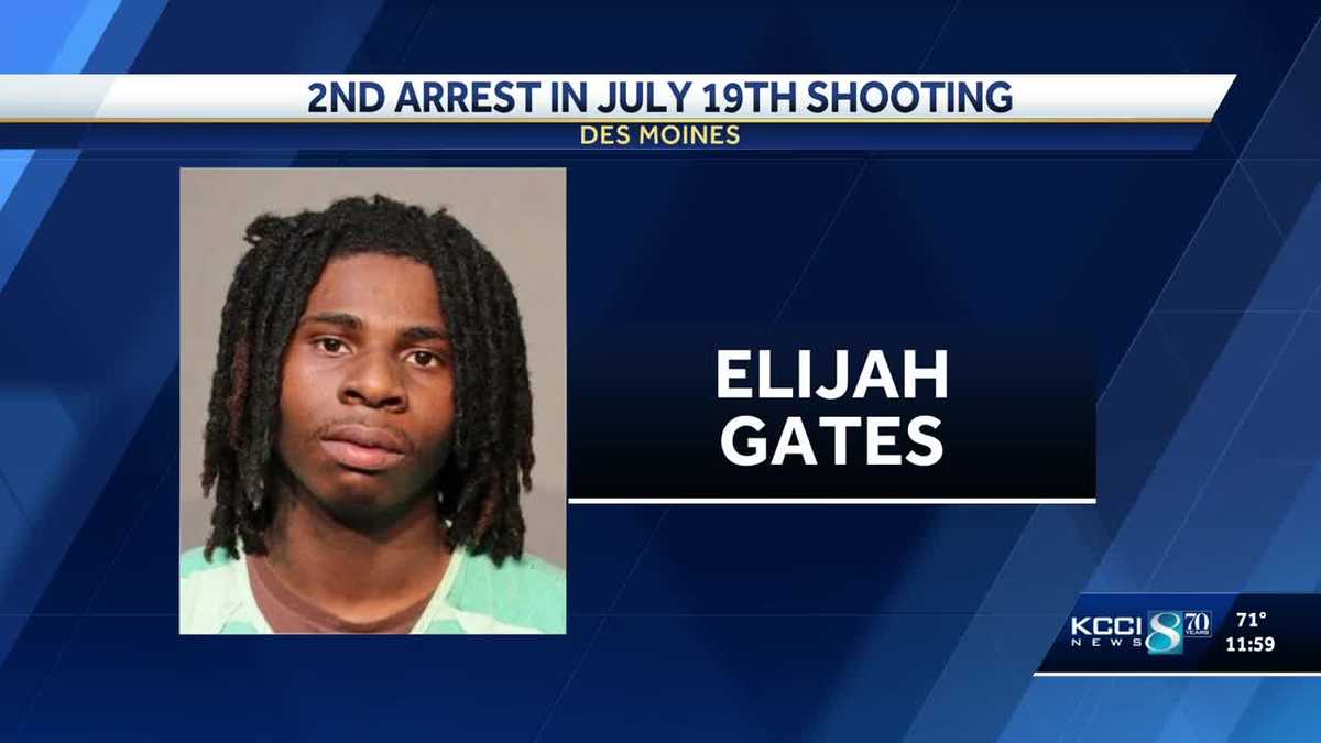 Des Moines police make second arrest in July 19 shooting