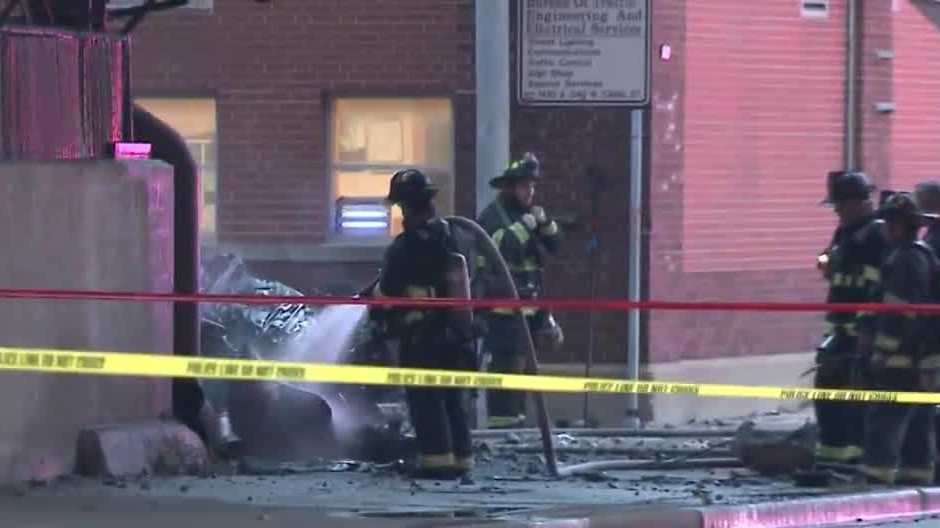 Witnesses describe car going over bridge