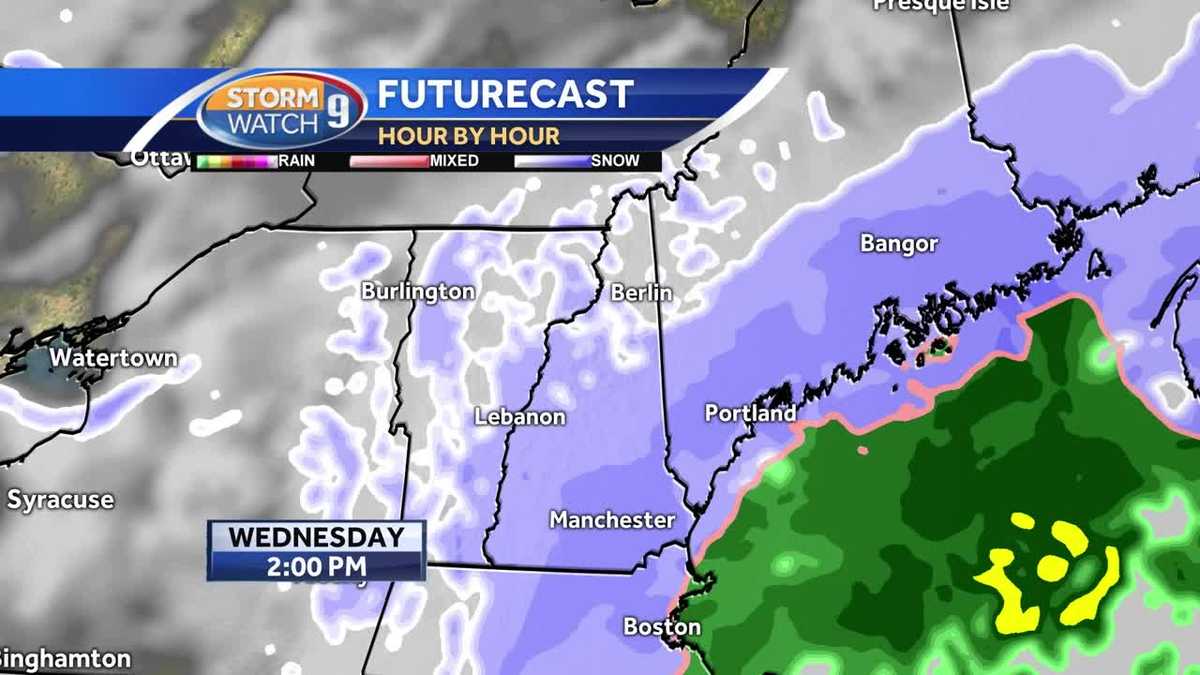 Hour-by-hour timeline: When will the snow end?