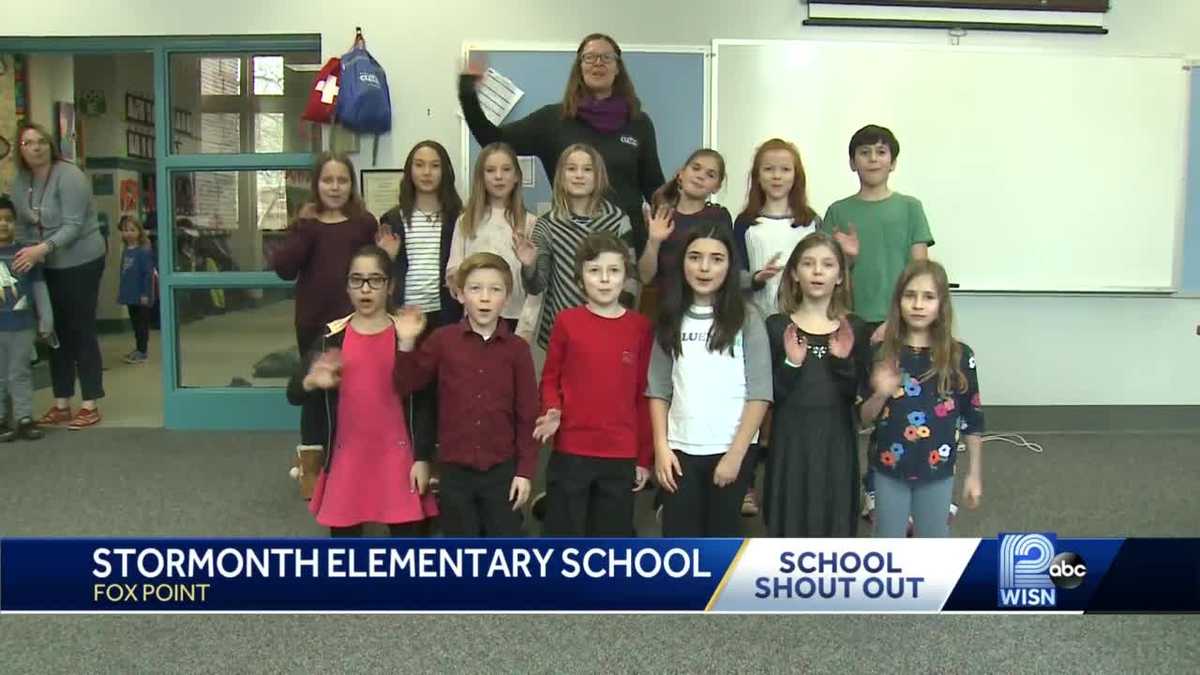 2/24 School shout out: Stormonth Elementary School