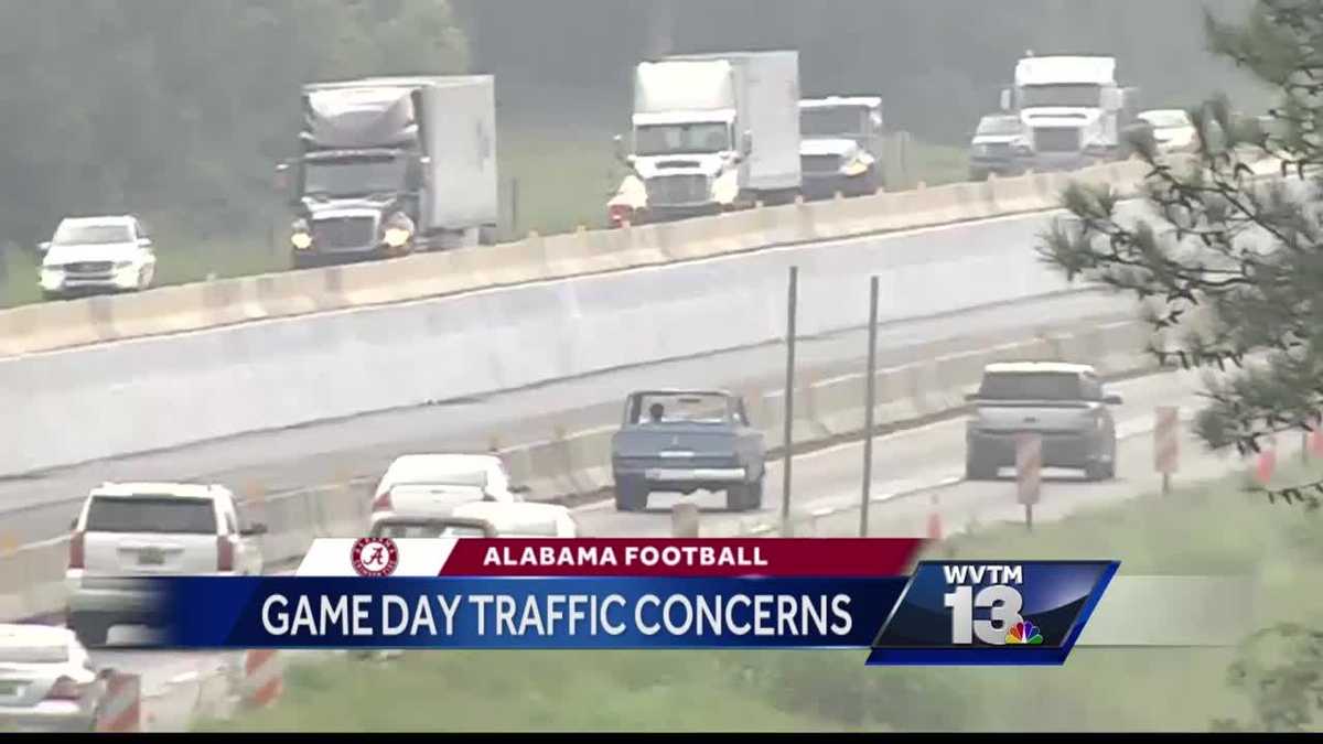 Traffic delays expected traveling to Alabama football games this season