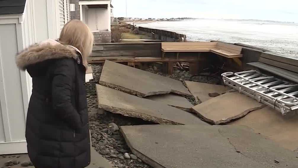 High surf causes extensive property damage in coastal York County