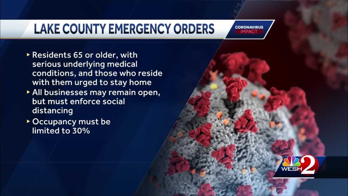 Lake County emergency orders in place