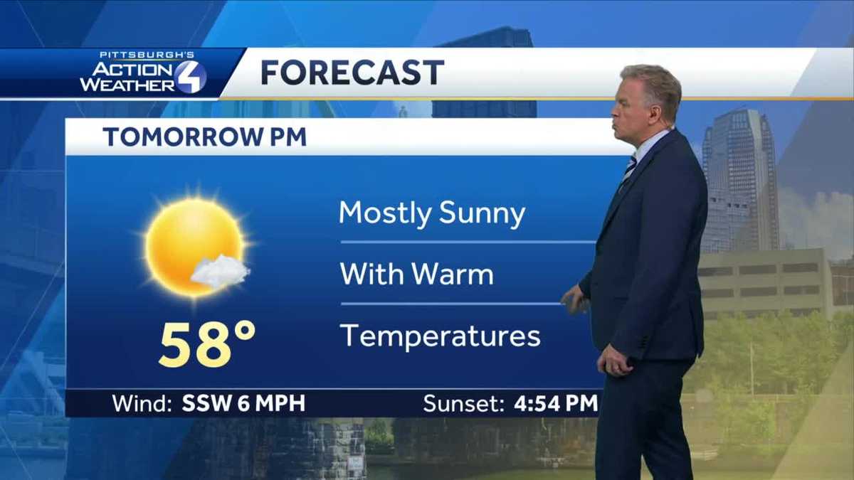 Mostly Sunny And Warm On Friday