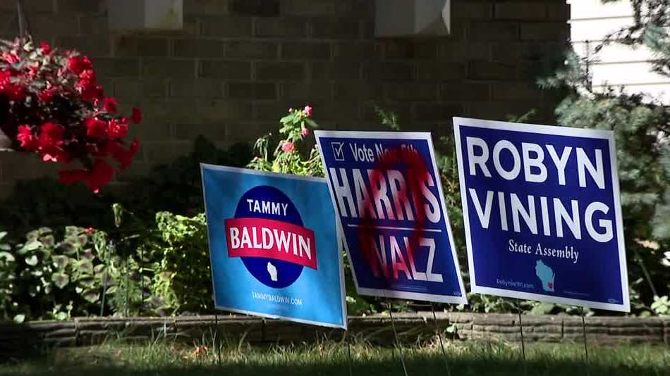 Outrage in Wauwatosa over vandalized campaign signs