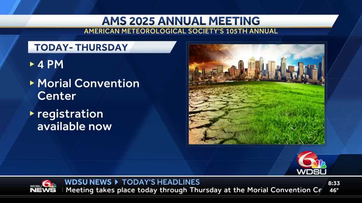 AMS 2025: Largest gathering of weather & climate professionals