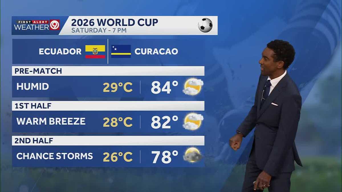 Will storms affect Kansas City's next World Cup match?