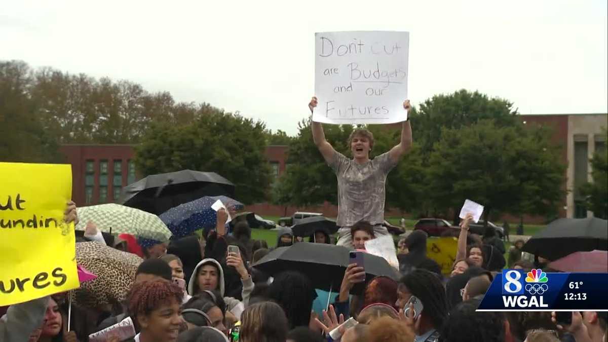 More than 100 Lancaster, Pa., students walk out of class in protest