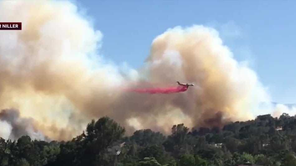 Fire burning in Solano County, 80 homes evacuated