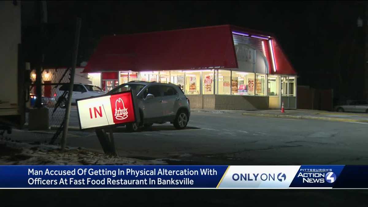FAST FOOD FIGHT: Call For Help Ends With A Suspect Brawling With Police