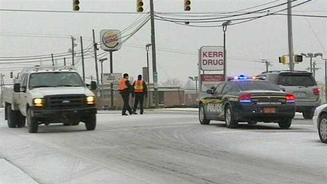 Power Substation failure leaves Dobson in the cold