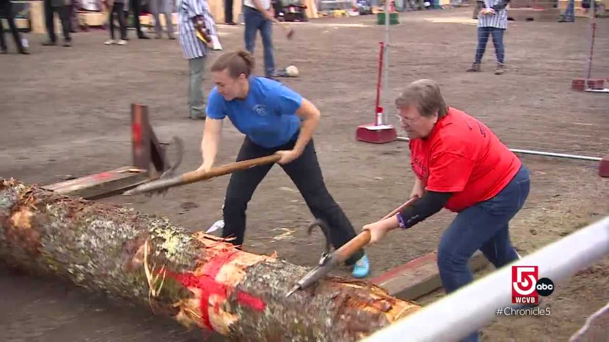 Lumberjack competitions take center stage at Fryeburg fair