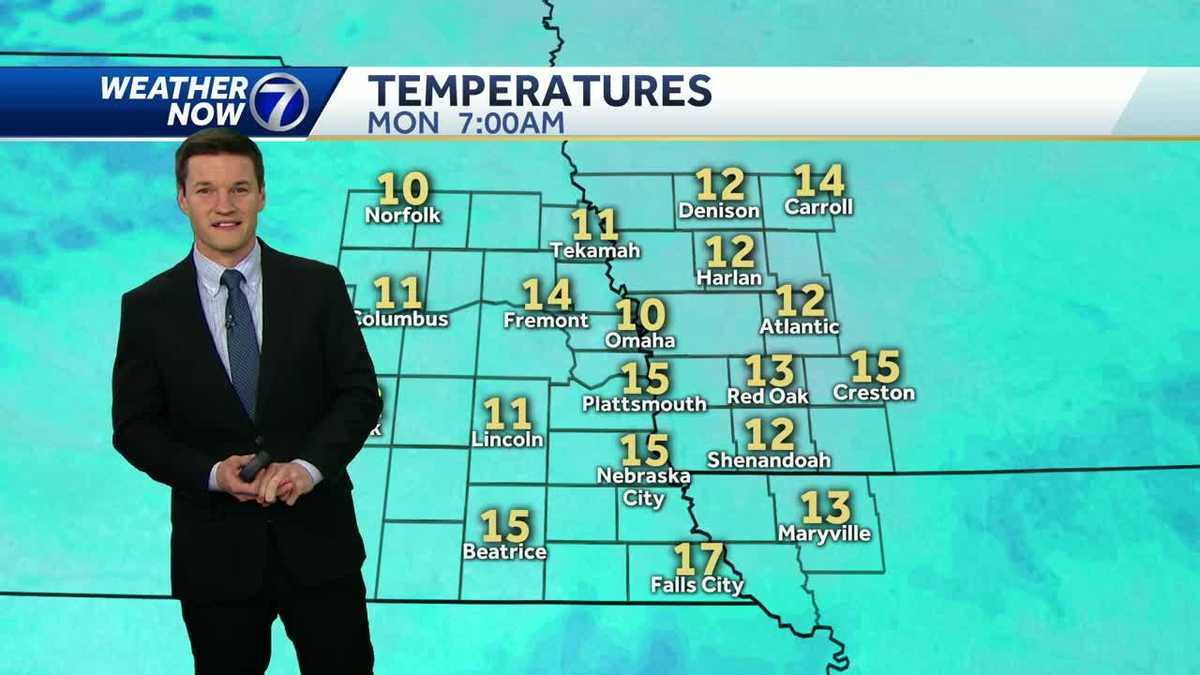Bitter cold Monday morning, near normal temperatures return by Tuesday