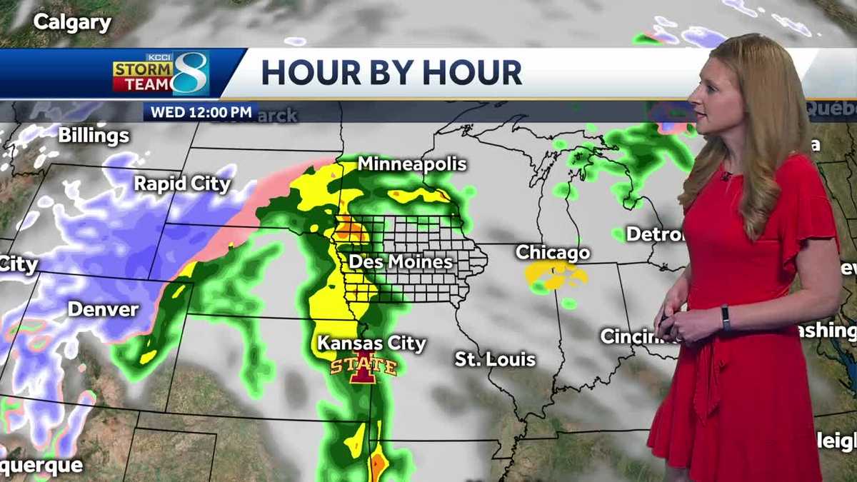 Mid-week travel forecast
