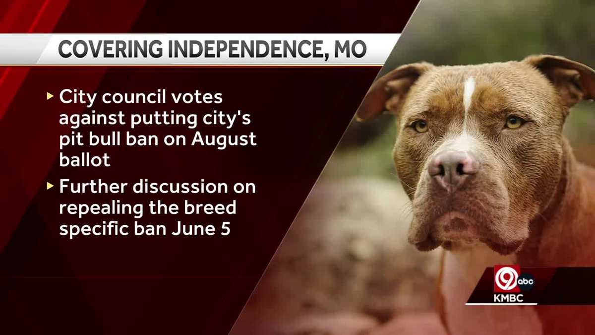 Independence pit bull ban could be lifted in early June