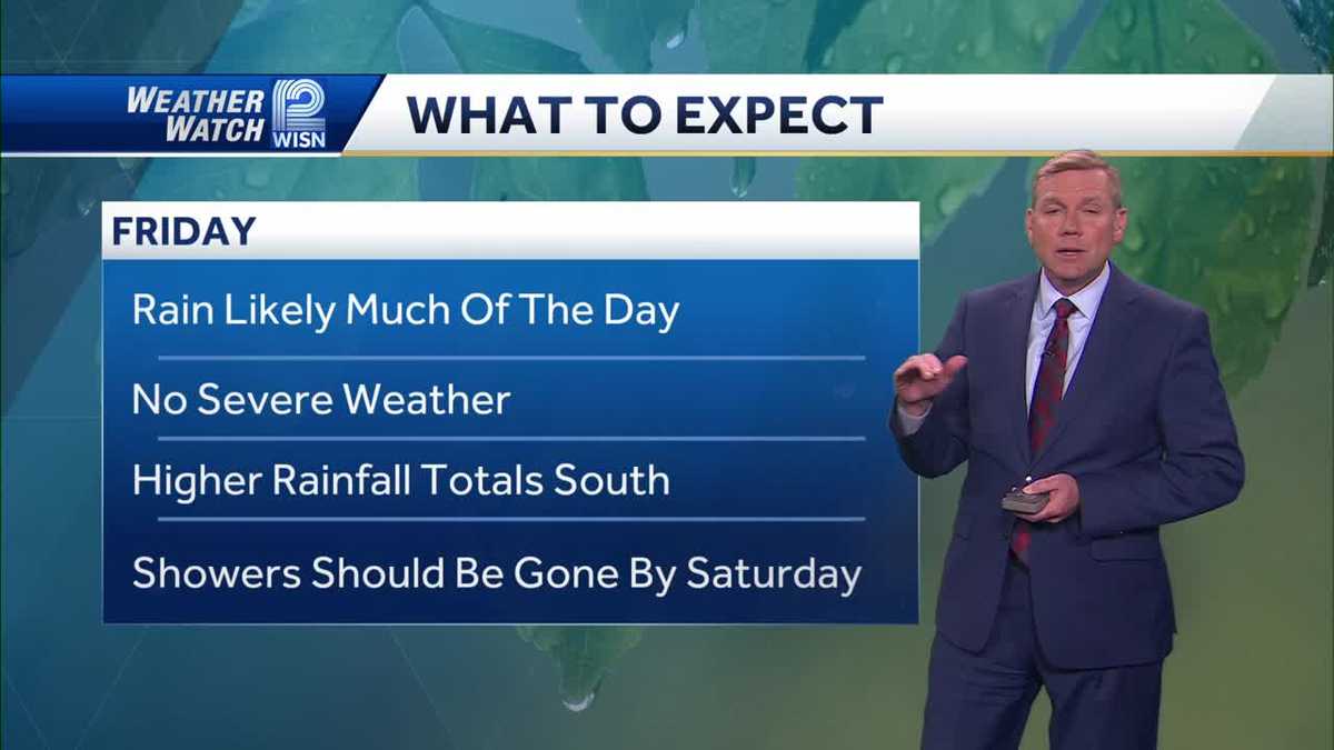 Weather: Dry Thursday, Wet Friday