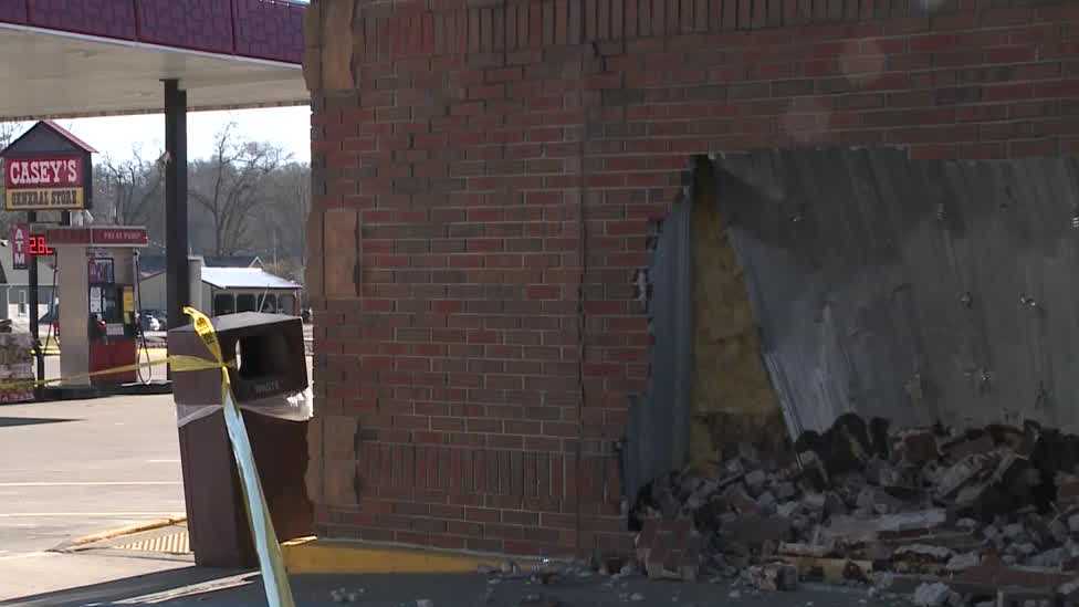 Driver arrested after vehicle slams into Van Meter Casey's store