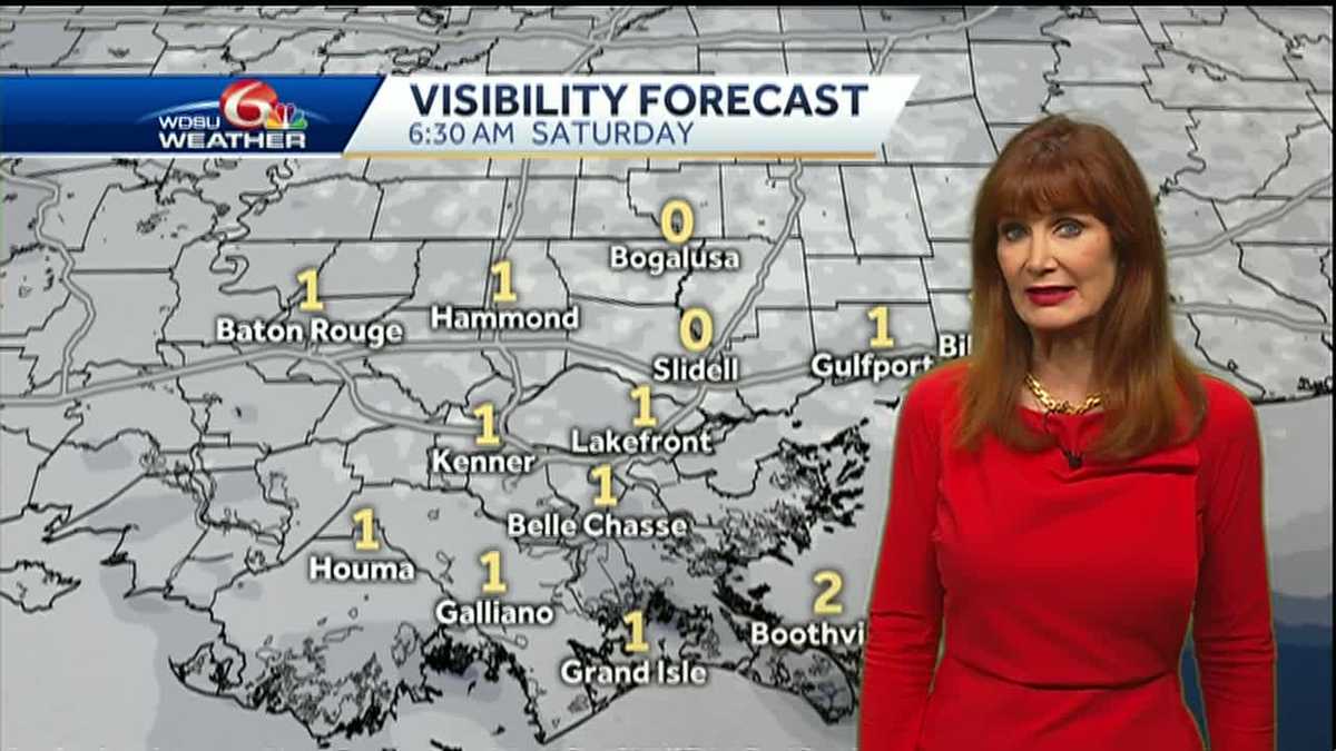 Patchy dense fog in the morning
