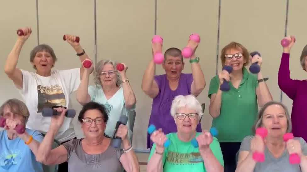 Wake Up Call from Pepperell Senior Center Bone Builders Class