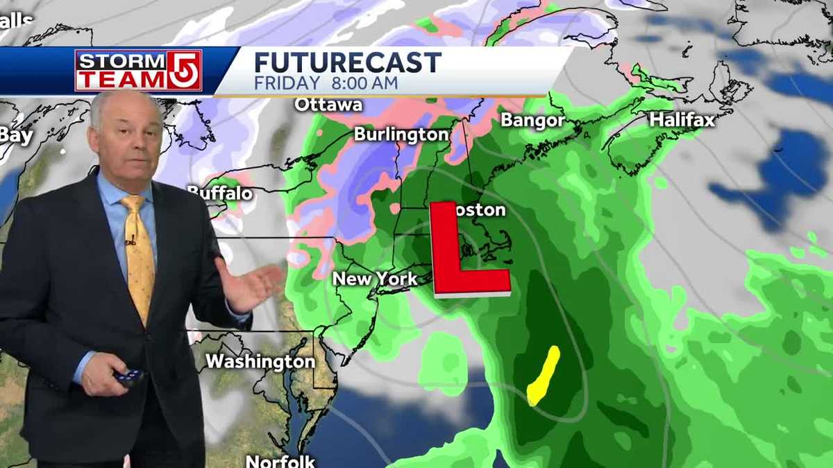 Video: Heavy rain set to impact Friday morning commute