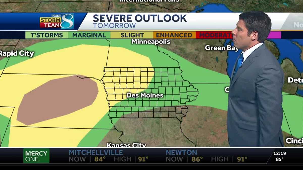 Severe weather outlook for Friday